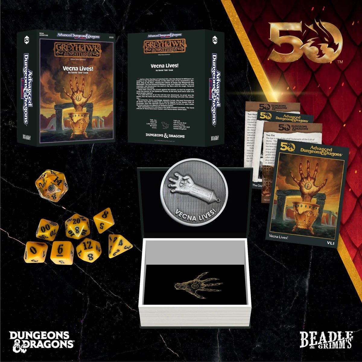 D&D Classic Module Dice Set - Vecna Lives: Beadle & Grimms | Gathering ...