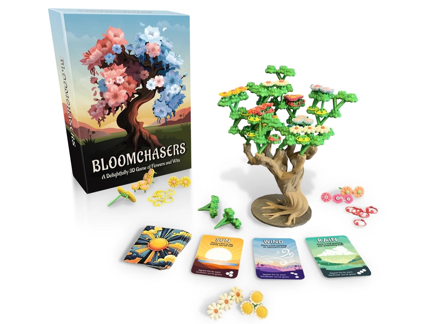 Bloomchasers: A Delightfully 3D Game of Flowers and Wits | Gathering Games