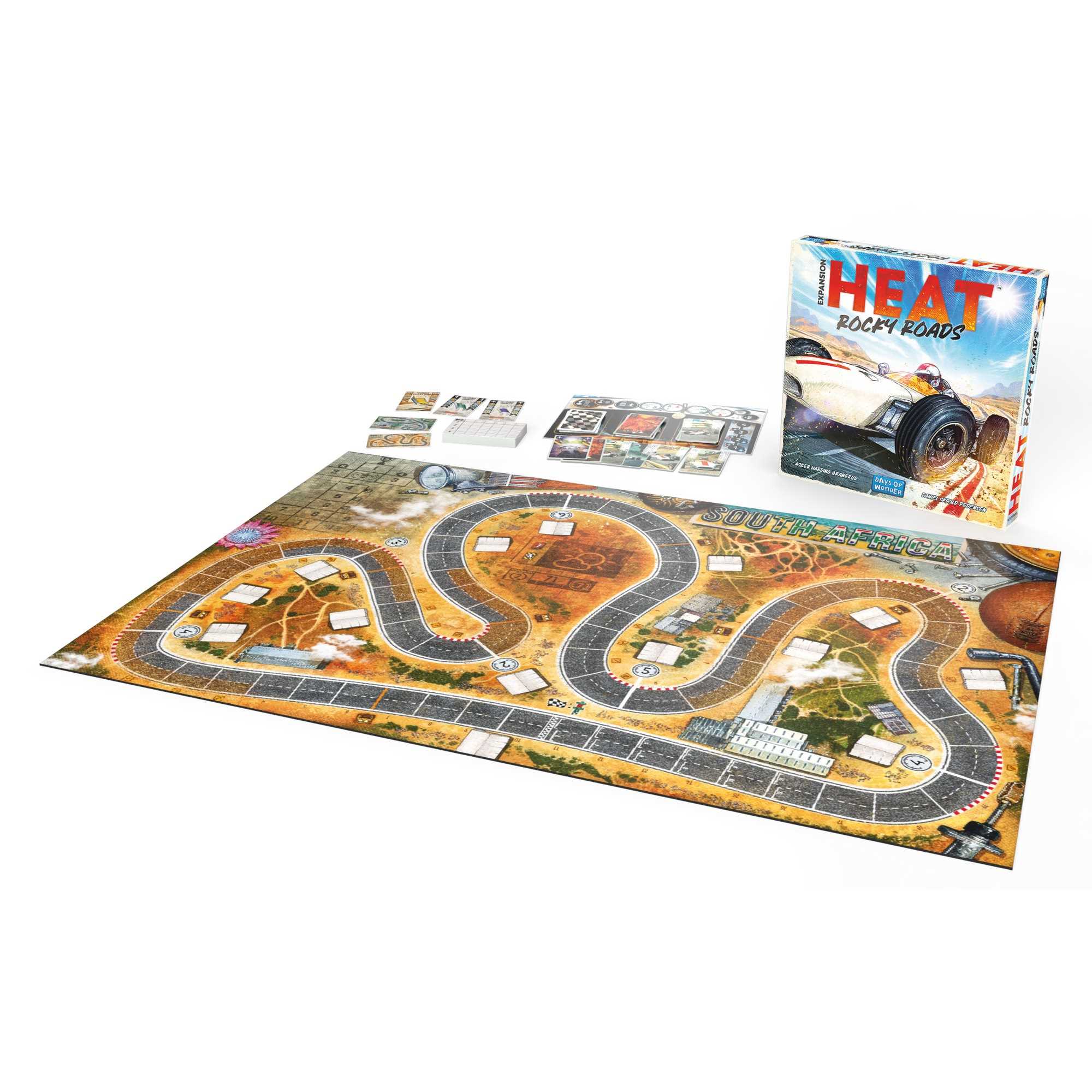 Heat: Rocky Roads | Board Game | Gathering Games
