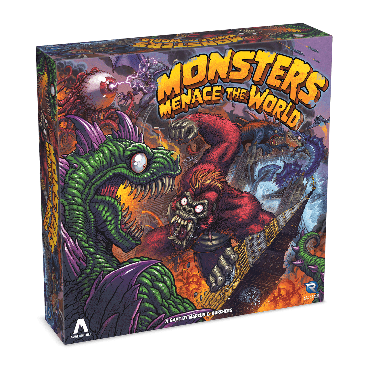 Monsters Menace The World | Board Games | Gathering Games