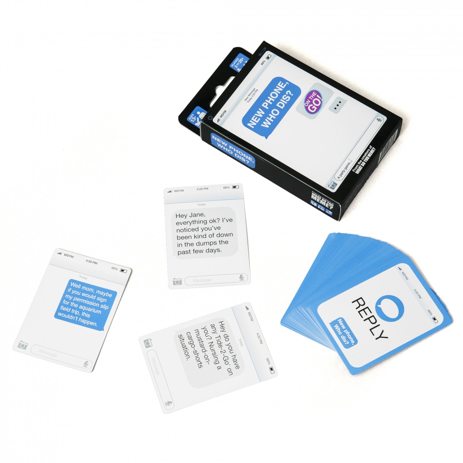 New Phone Who Dis? On The Go Game Travel Edition | Gathering Games