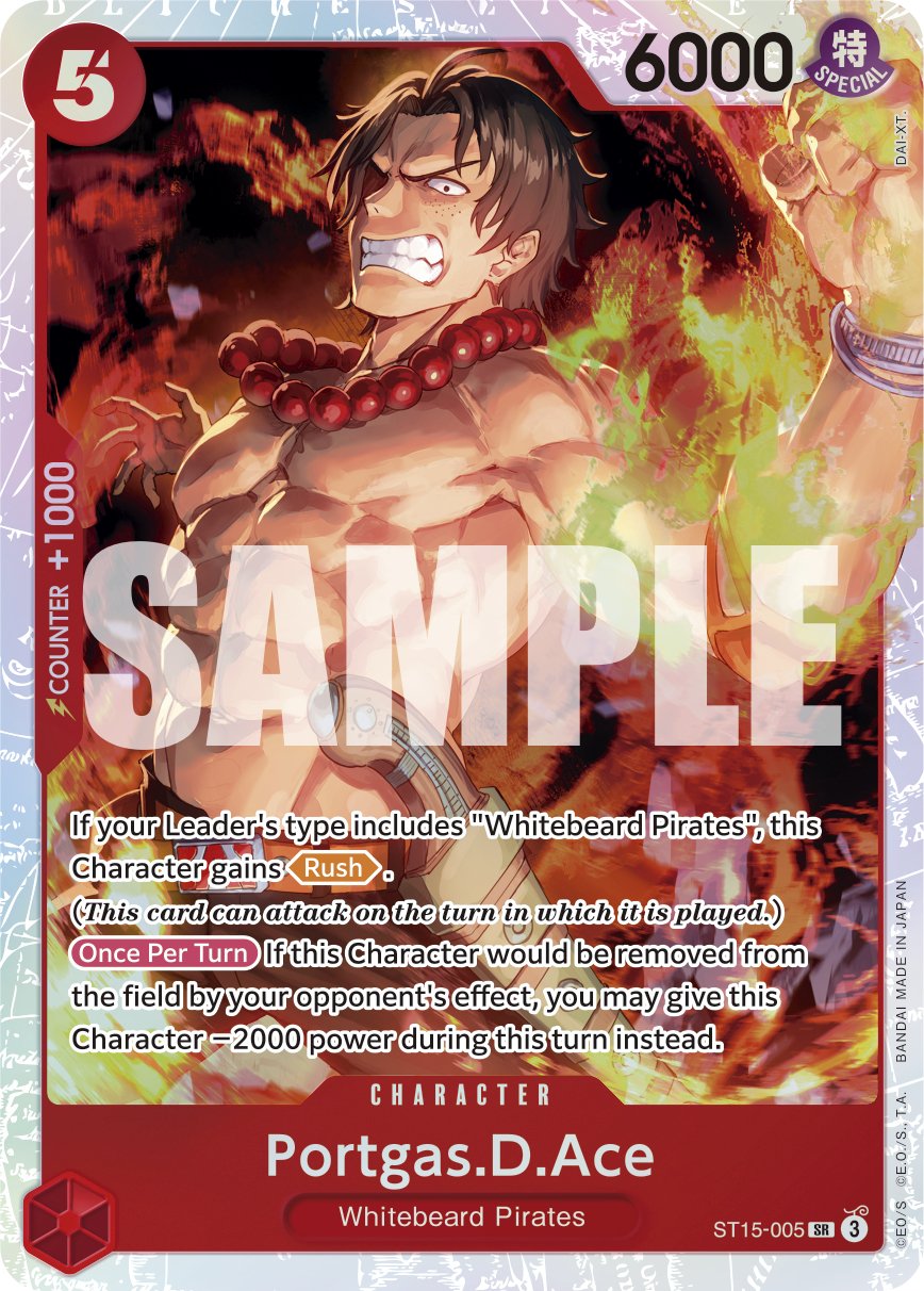 Red Edward.Newgate (ST-15) Starter Deck - One Piece Card Game ...