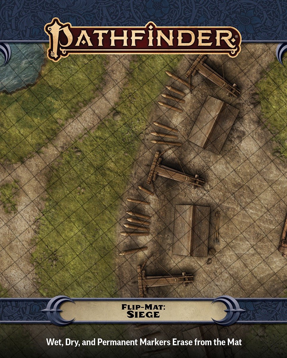 Pathfinder Flip-Mat: Siege | RPG Accessories | Gathering Games