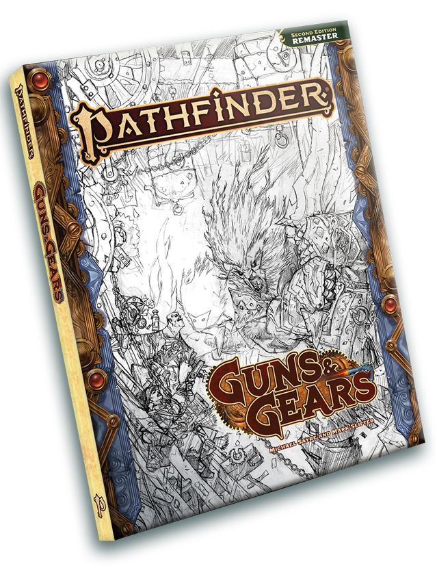 Guns & Gears (Remastered): Pathfinder RPG Sketch Edition | Gathering Games
