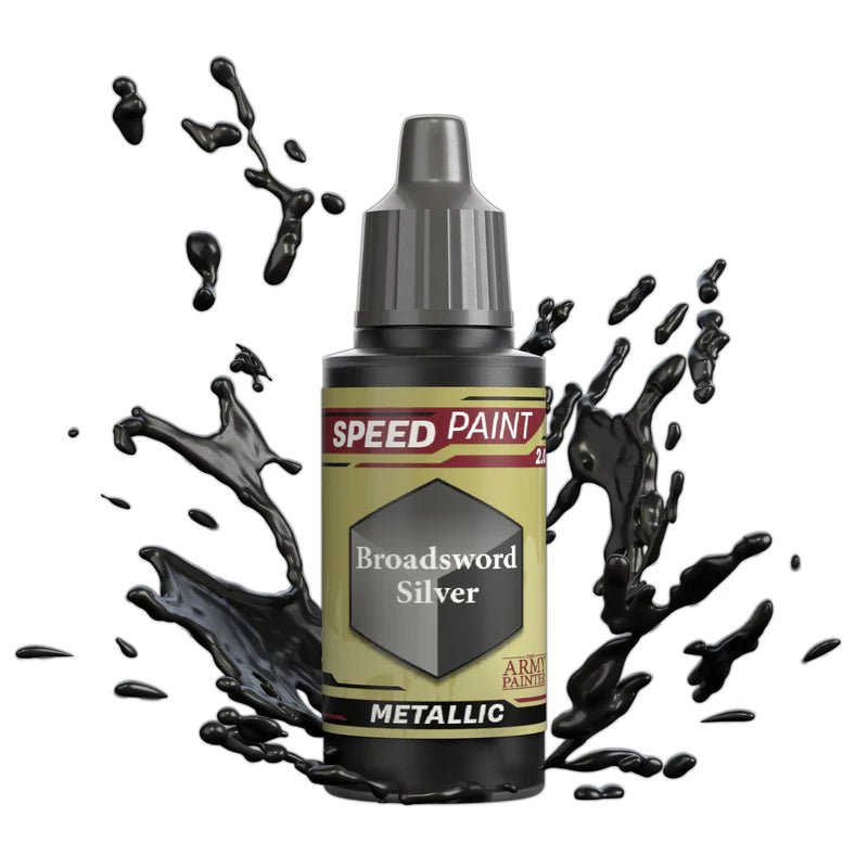 Broadsword Silver (18ml) - Speedpaint | The Army Painter | Gathering Games