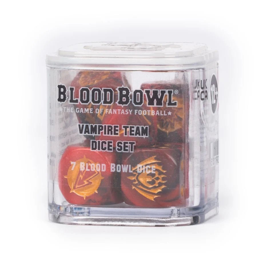Blood Bowl: Vampire Team Dice Set | Miniatures & Wargames | Gathering Games