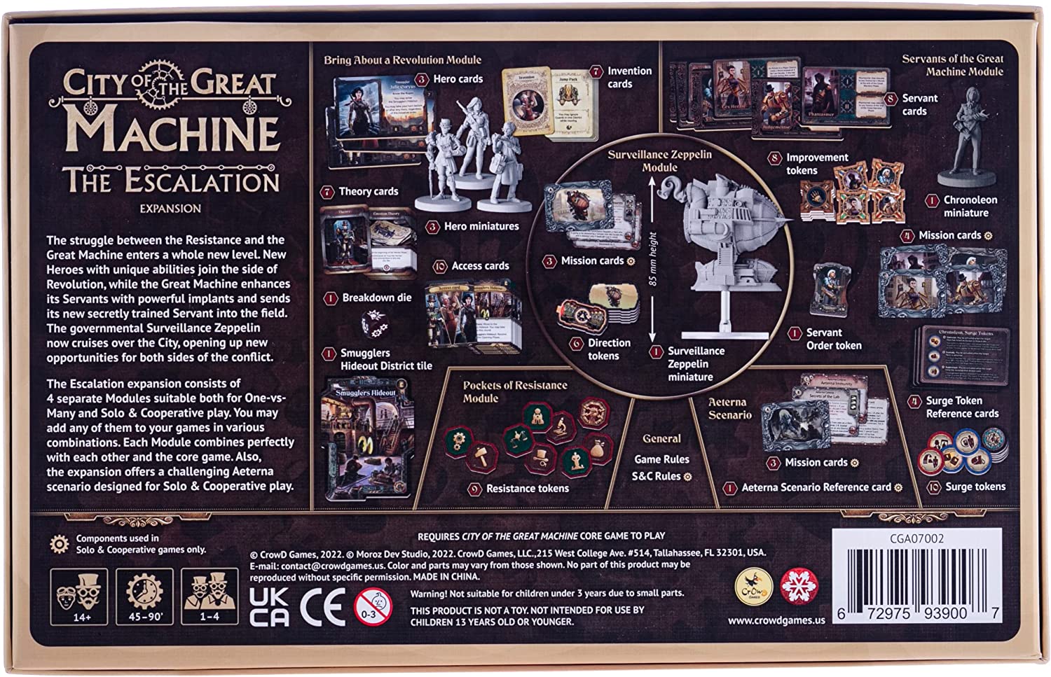 City Of The Great Machine: The Escalation Expansion | Board Games ...