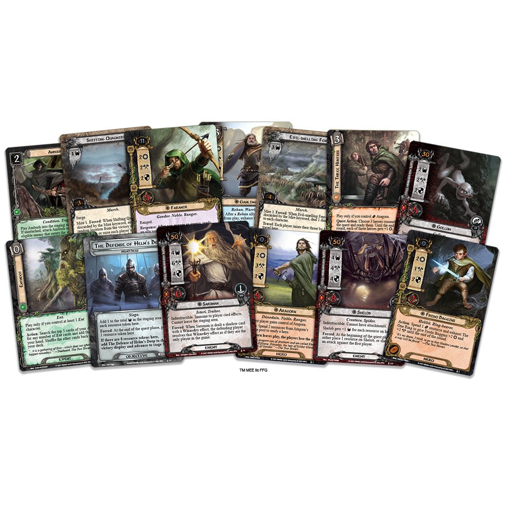 Lord Of The Rings LCG: The Two Towers Saga Expansion | Board Games ...