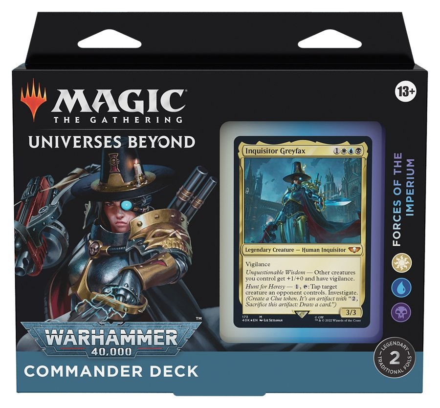 Magic The Gathering - Warhammer 40K Commander Deck - Forces Of The Imp ...