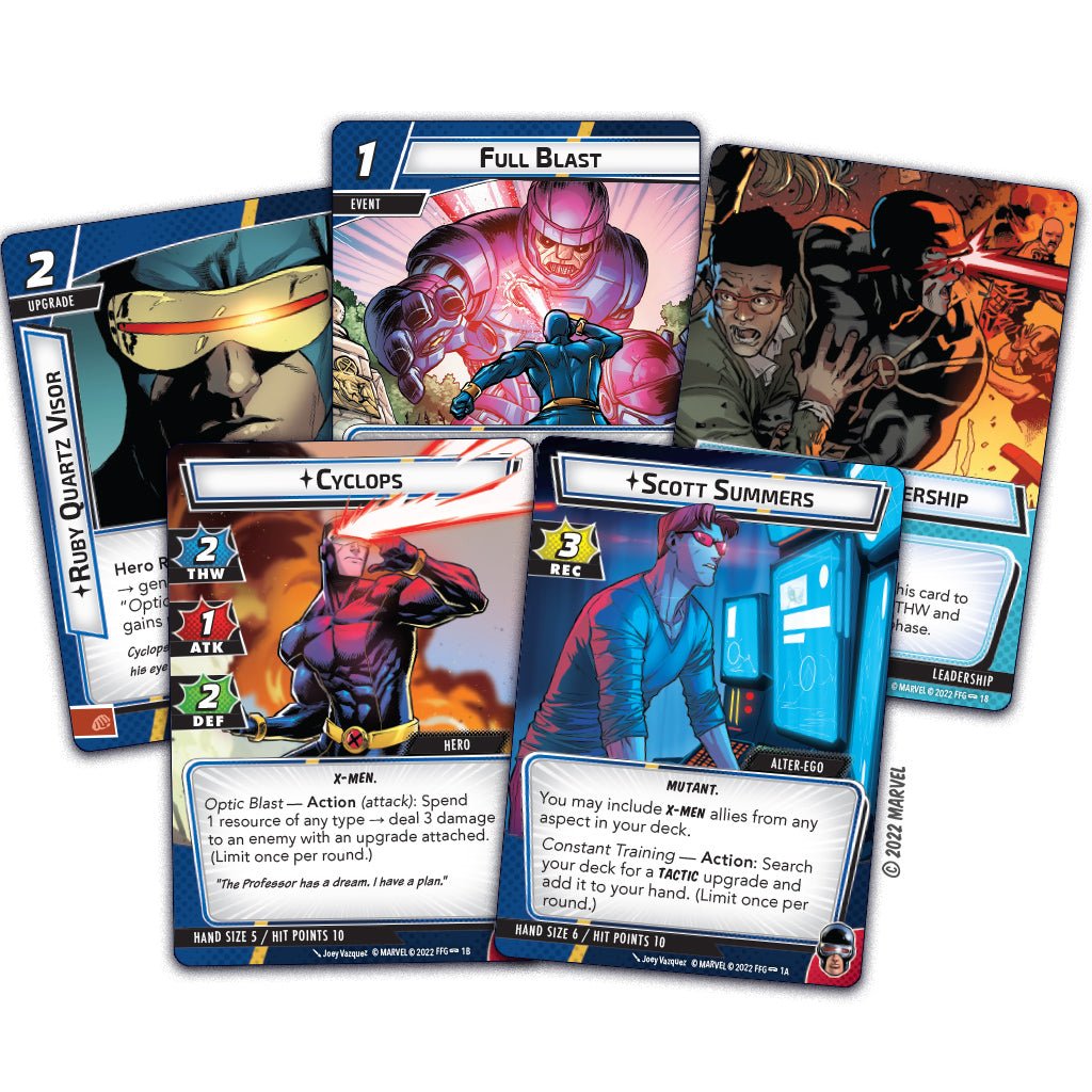 Marvel Champions - Cyclops Hero | Living Card Games | Gathering Games