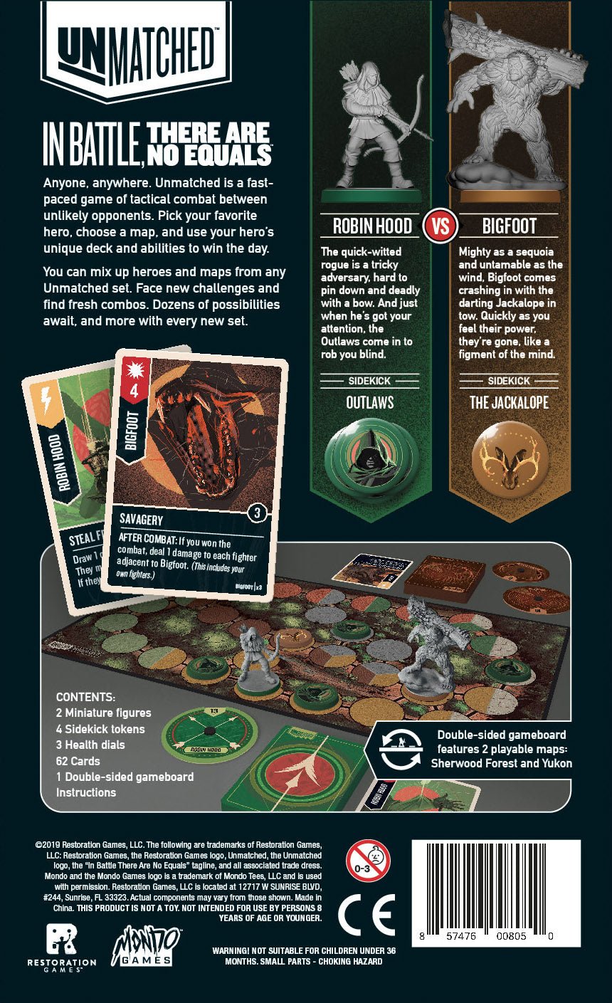 Unmatched | Board Games | Gathering Games