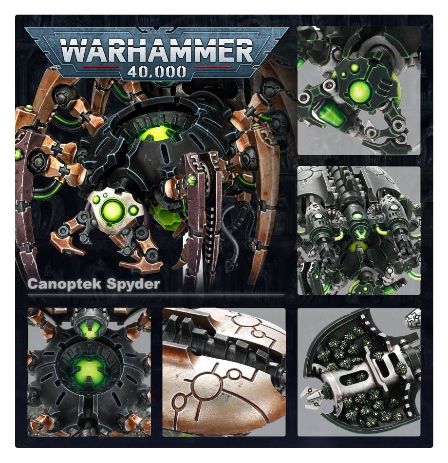 Warhammer 40K: Necrons - Canoptek Spyder | Miniatures Games | Gathering ...