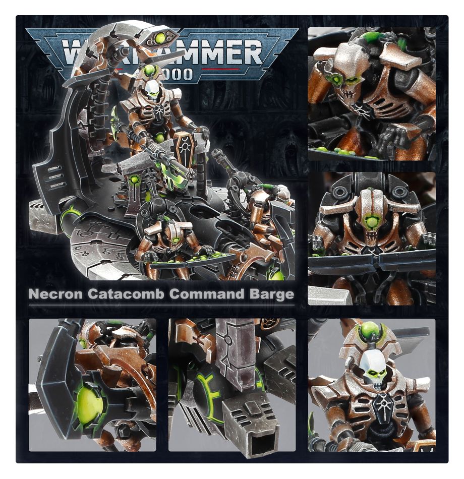 Warhammer 40K: Necrons - Catacomb Command Barge | Miniatures Games ...