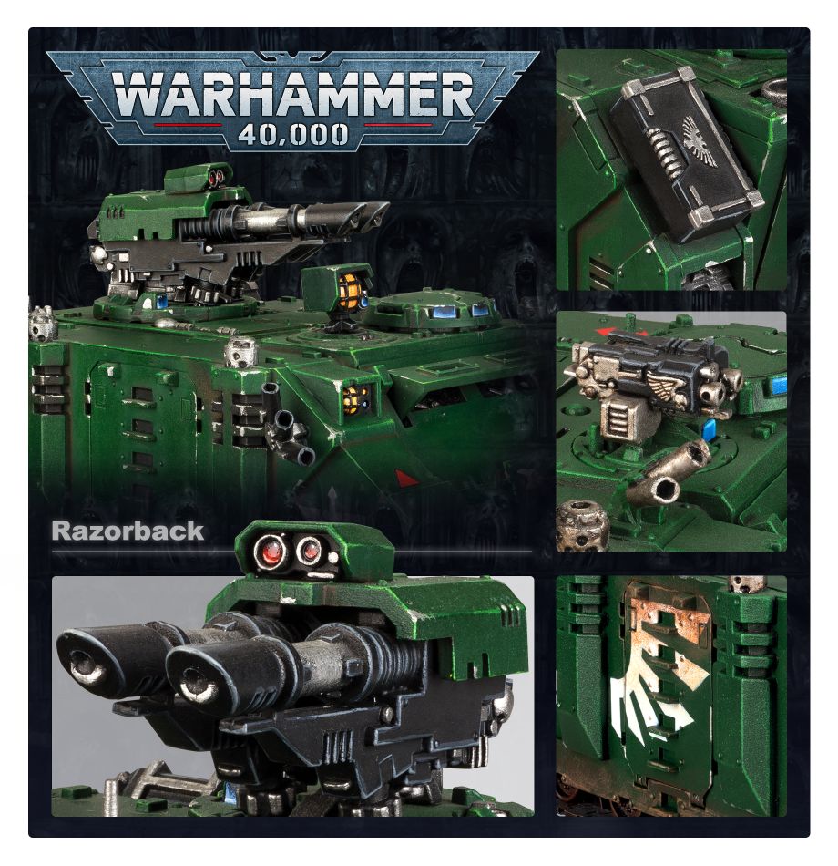 Warhammer 40K: Space Marine - Razorbacks | Gathering Games