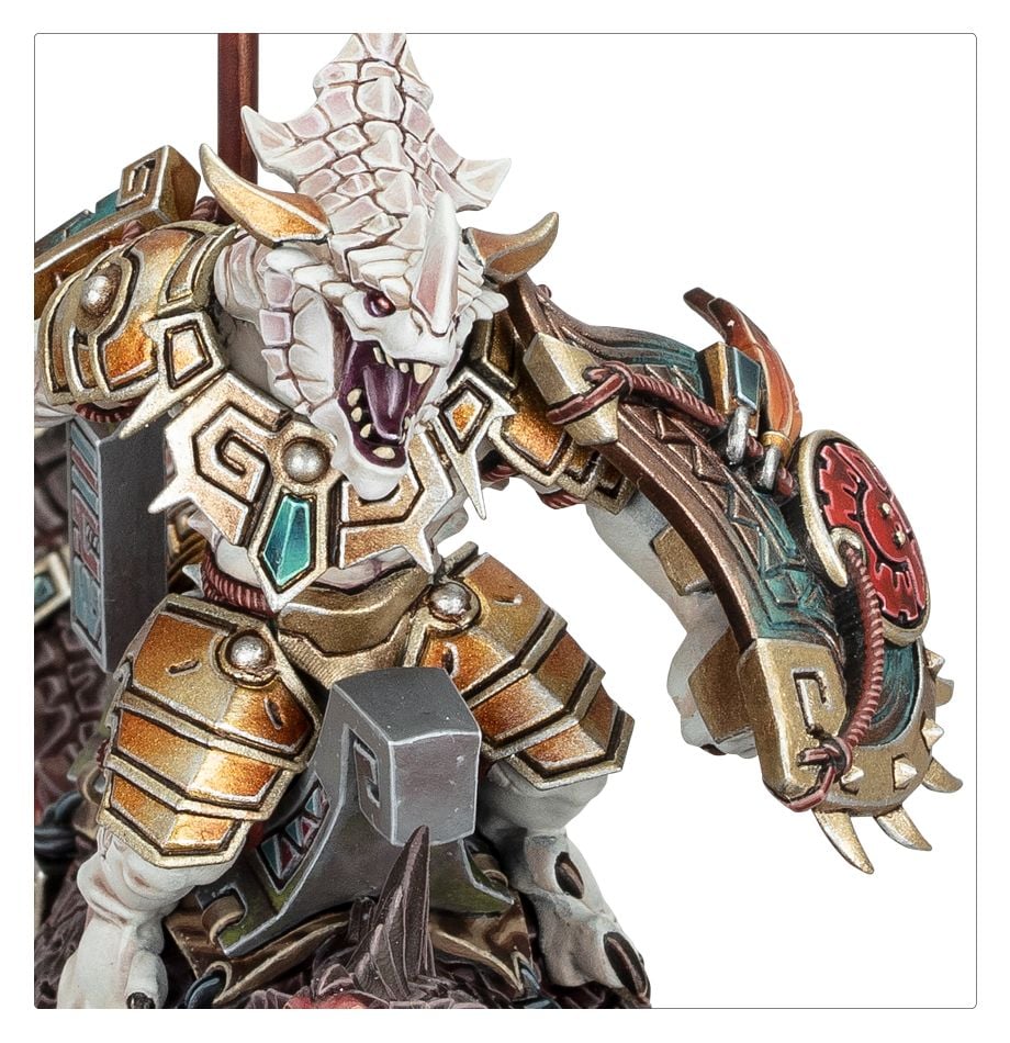 Warhammer Age Of Sigmar: Seraphon - Saurus Scar-Veteran on Aggradon ...