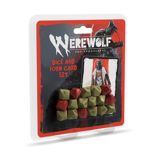 Werewolf The Apocalypse 5th Edition Dice And Form Card Set